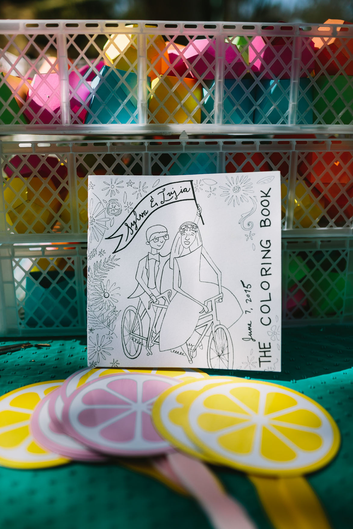 Colorful LA Block Party Wedding by Let's Frolic Together