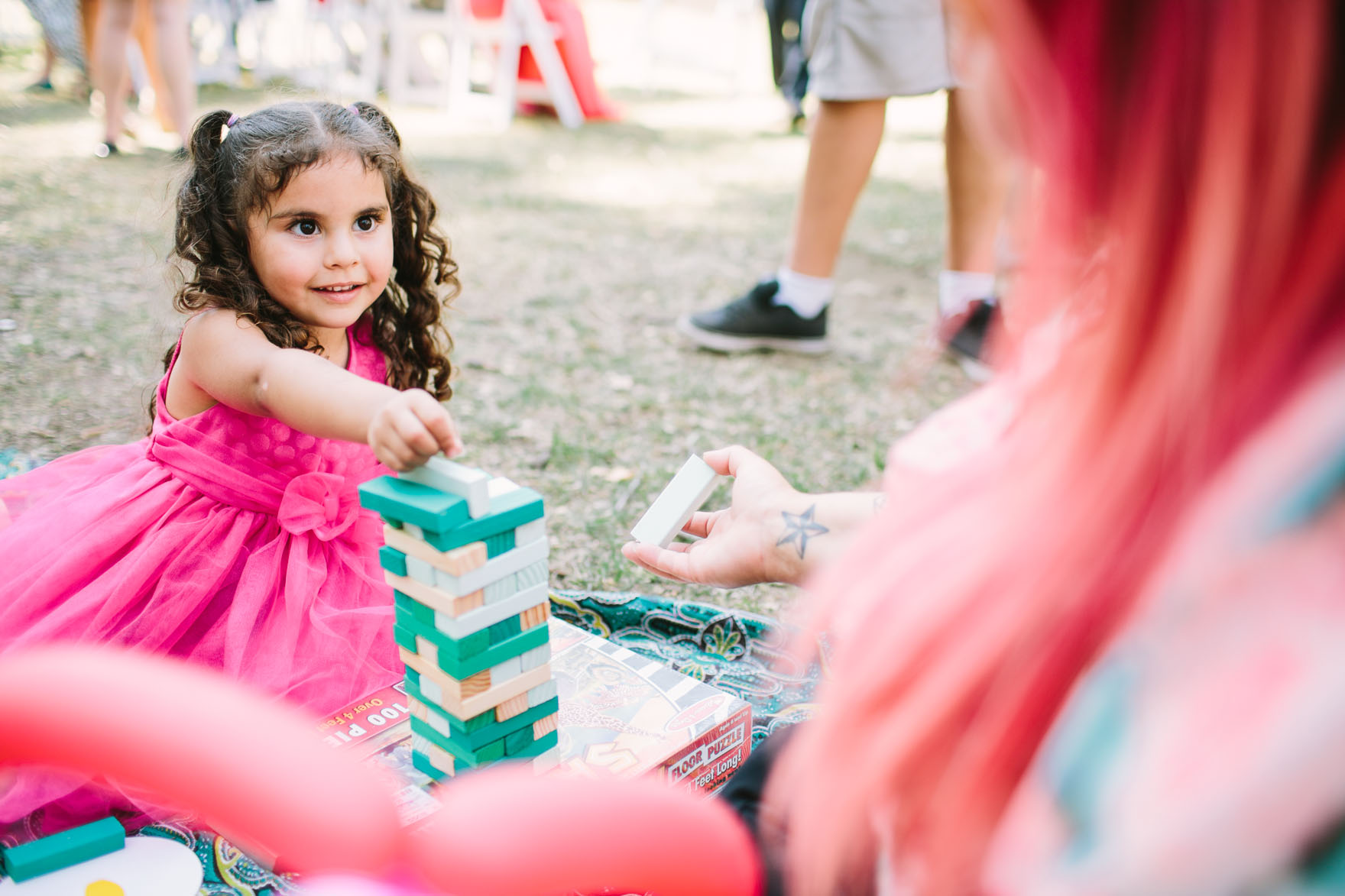Colorful LA Block Party Wedding by Let's Frolic Together