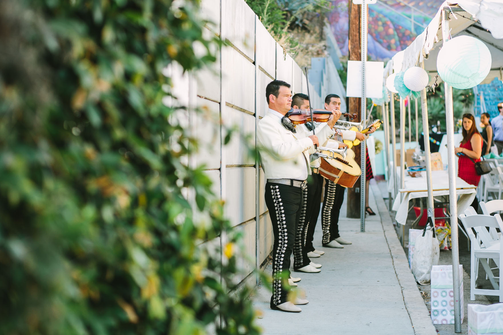 Colorful LA Block Party Wedding by Let's Frolic Together