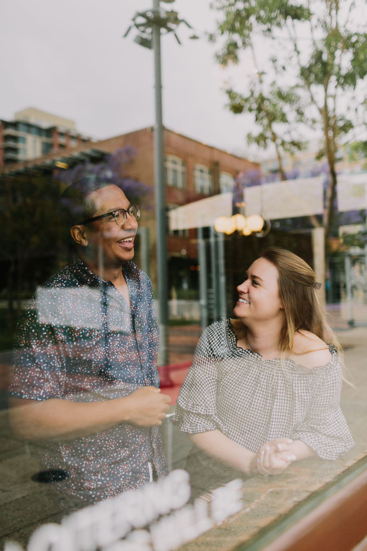 Playful Downtown Couple Fun - Let's Frolic Together